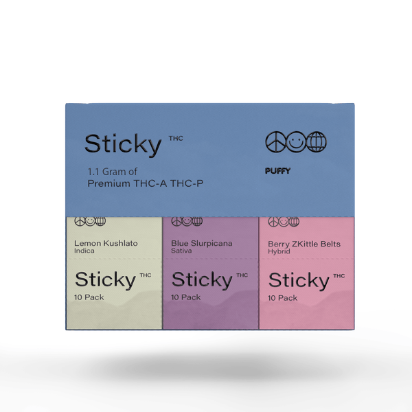 Puffy Sticky THCA THCP 1.1G Cartridges (10 Pk Display) – CHC Distro