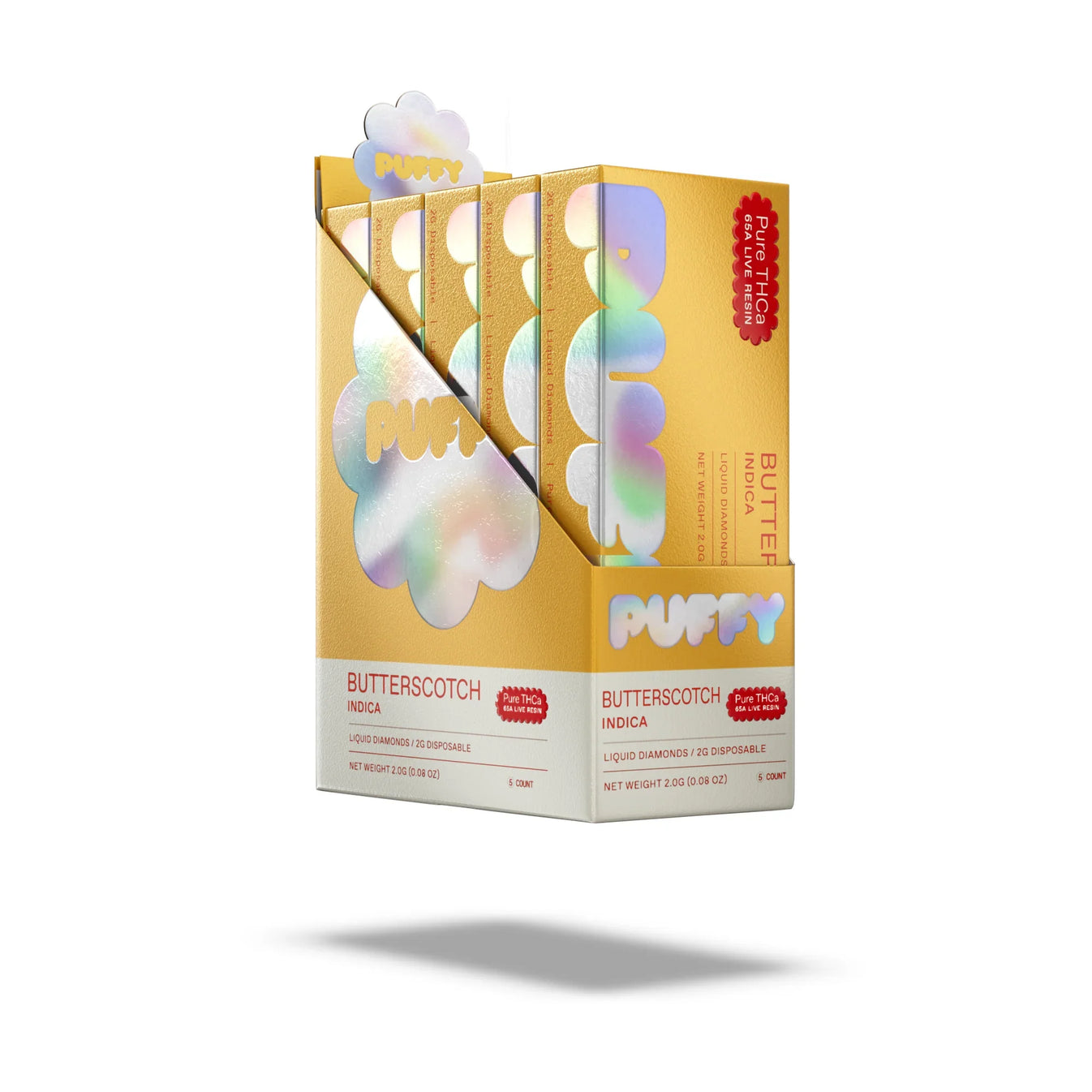 PUFFY Pure THCA Live Resin 2G Disposable (5pk) – CHC Distro