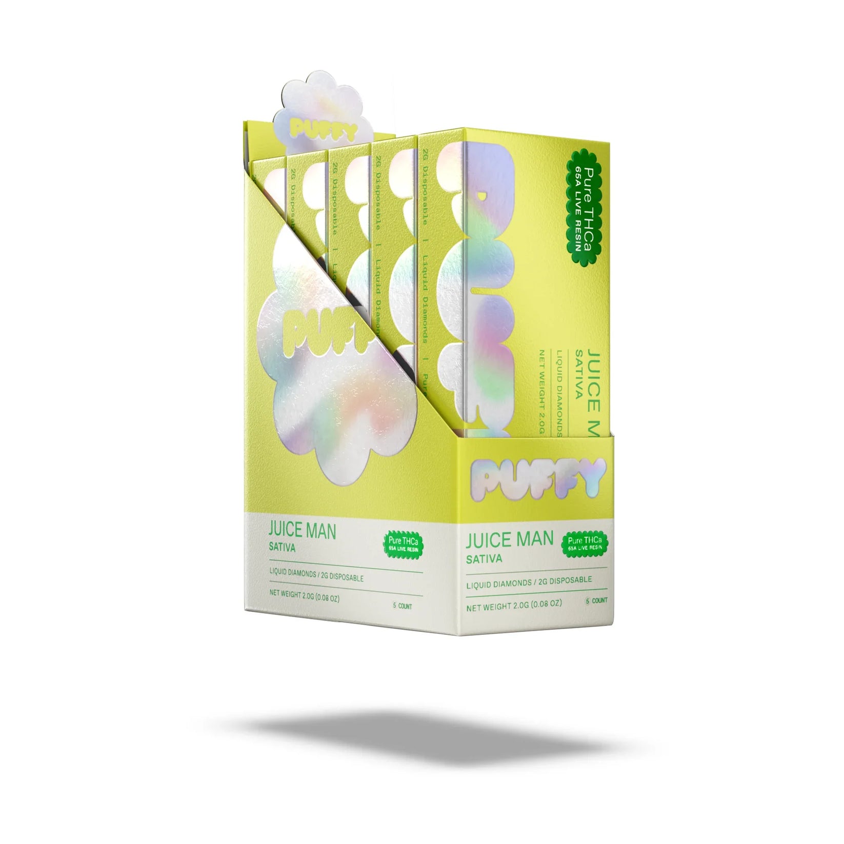 PUFFY Pure THCA Live Resin 2G Disposable (5pk) – CHC Distro
